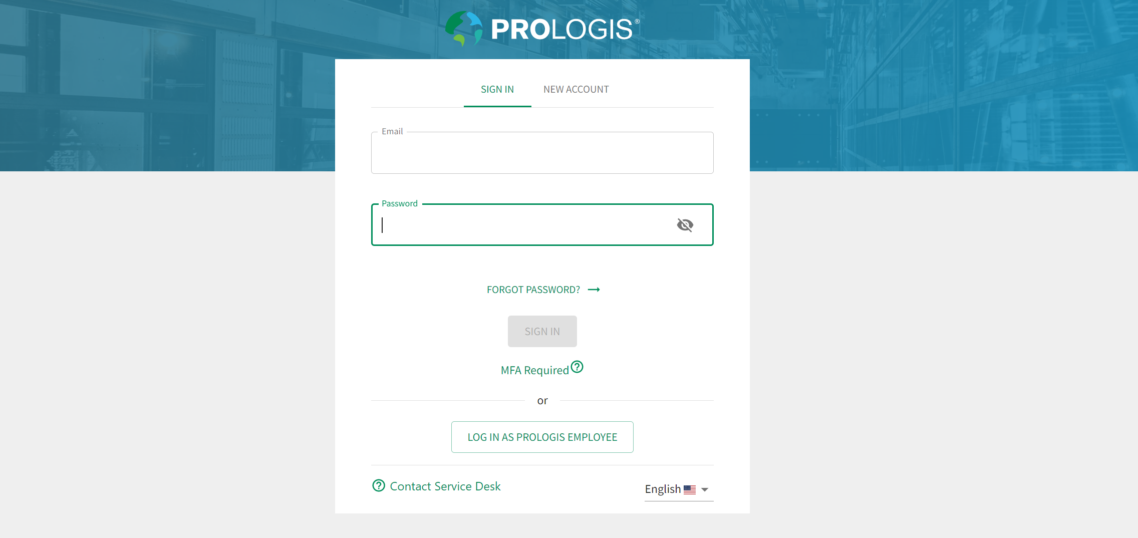 Investor Portal Account Setup | Prologis
